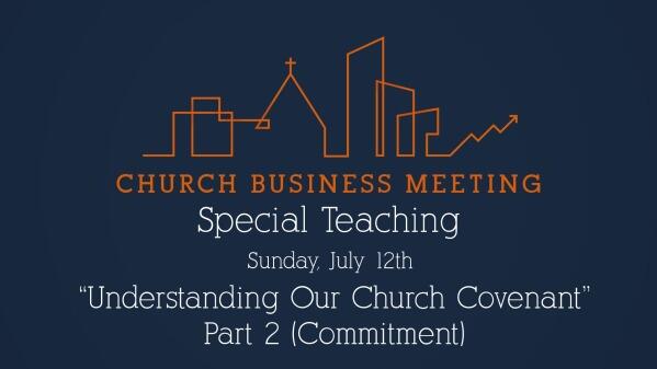 Church Covenant: Commitment - Faithlife TV