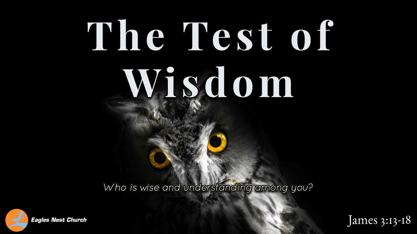 The Test of Wisdom - Logos Sermons
