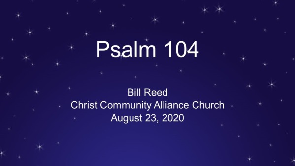 Psalm 104 - Logos Sermons