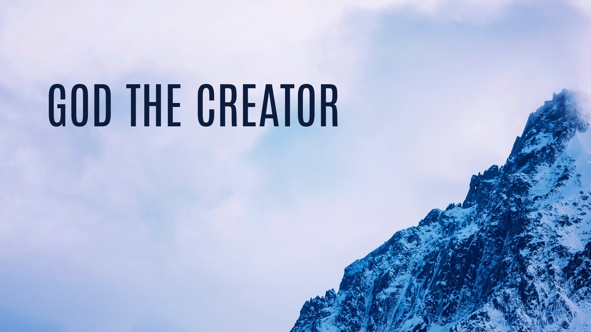 God the Creator - Logos Sermons