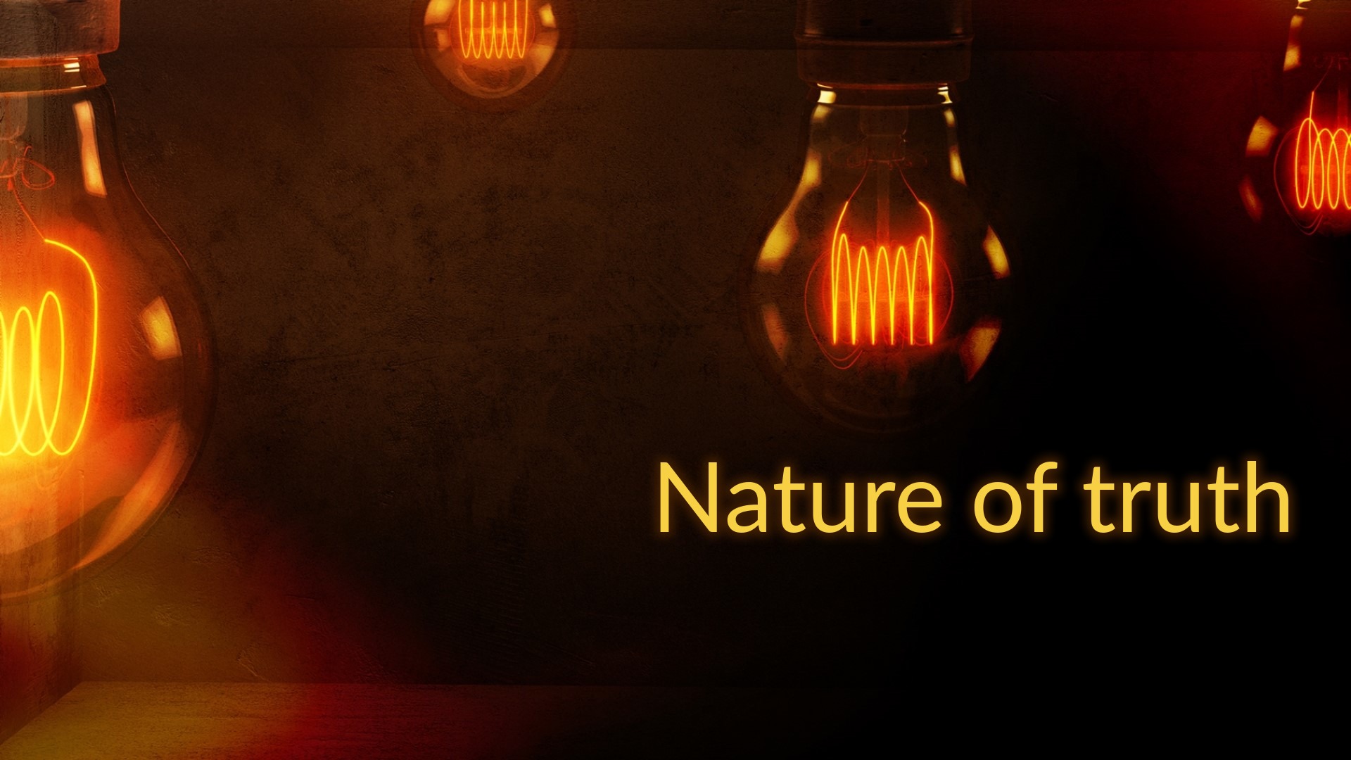 Nature of truth - Logos Sermons