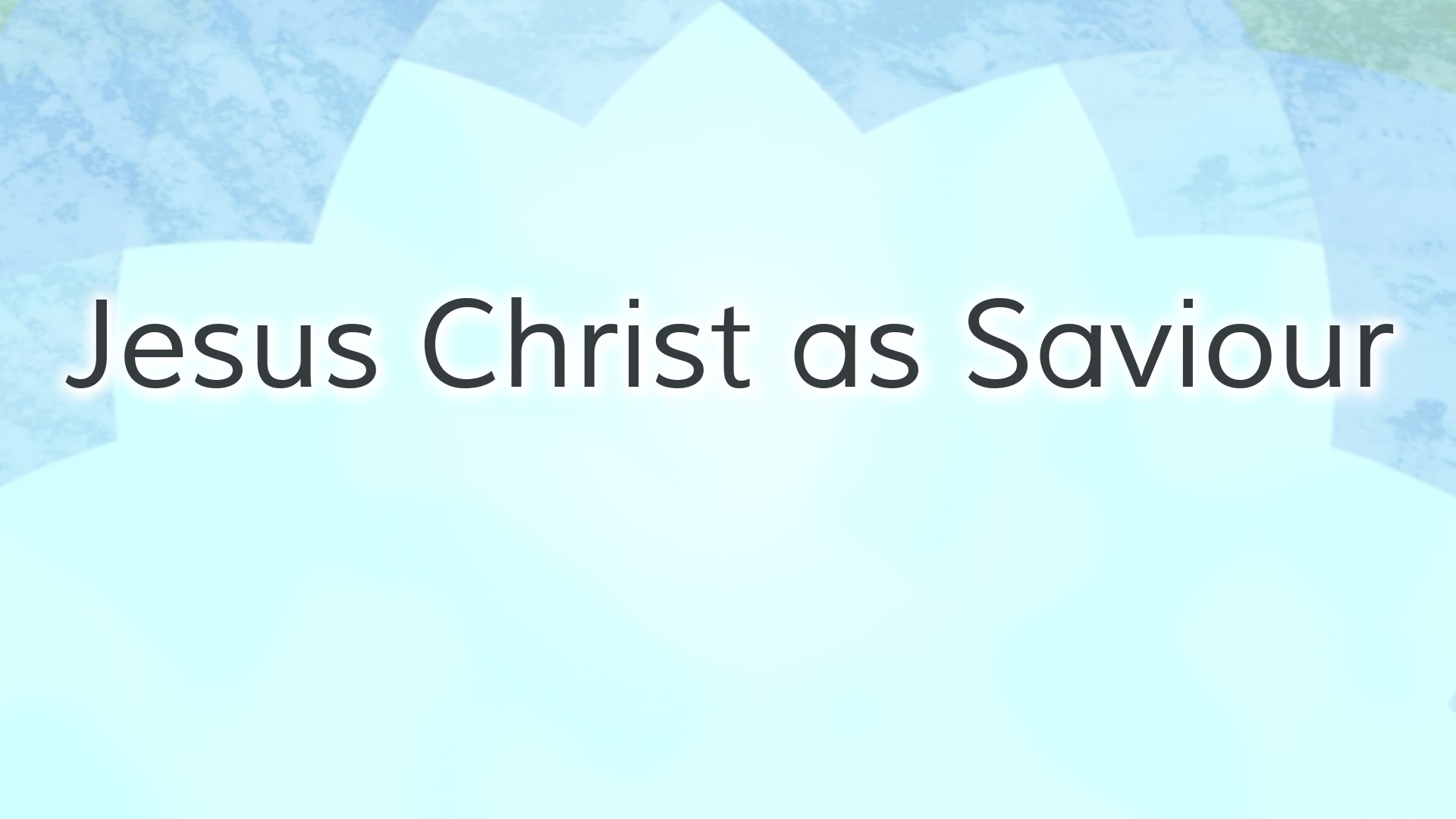 Jesus Christ as Saviour - Logos Sermons