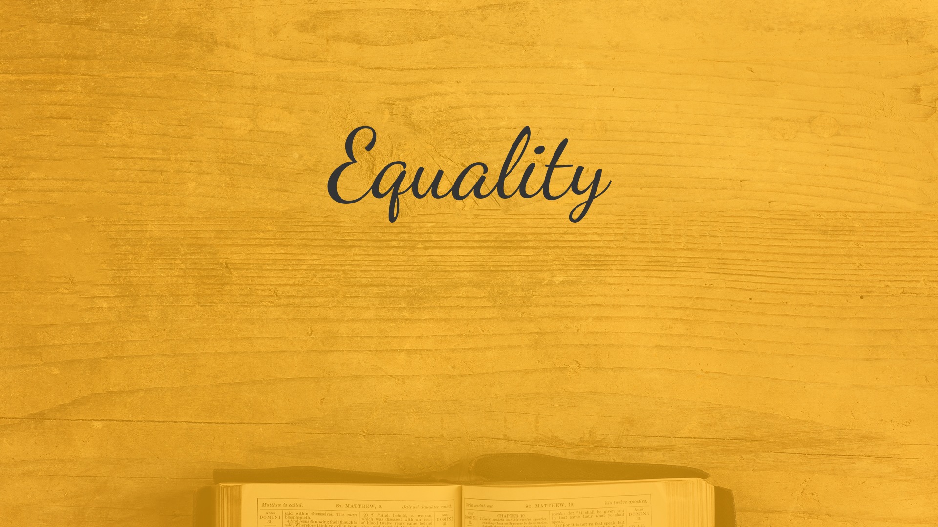 Equality Logos Sermons