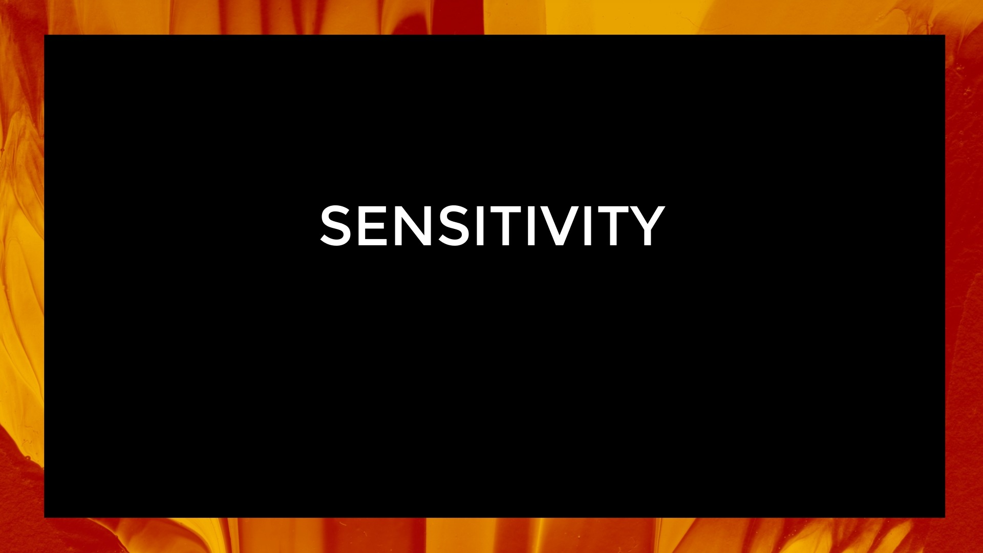 Sensitivity - Logos Sermons
