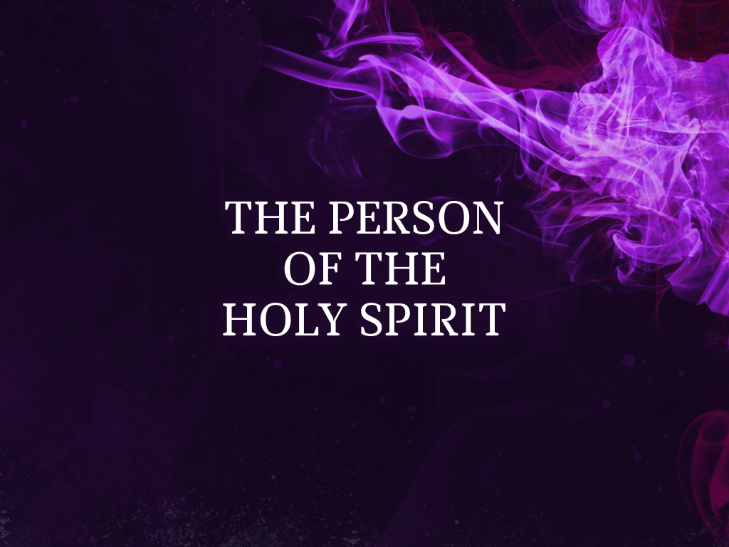The Person of the Holy Spirit - Logos Sermons