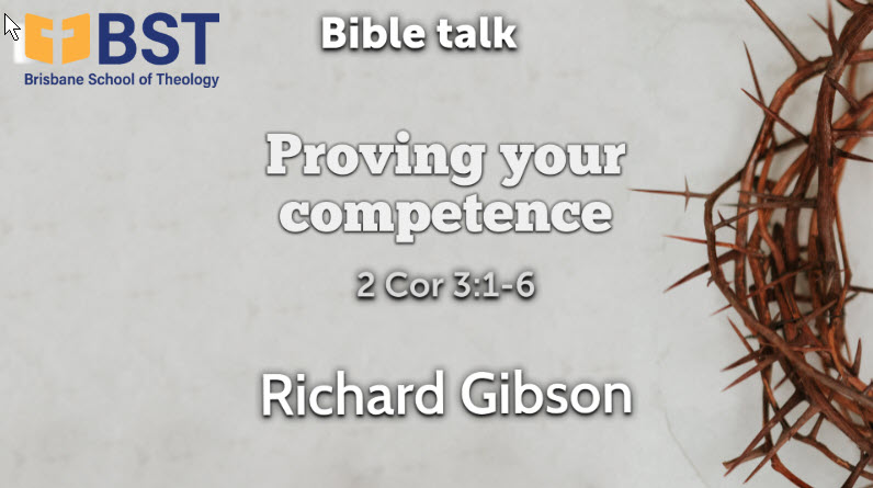 Proving your competence - Logos Sermons
