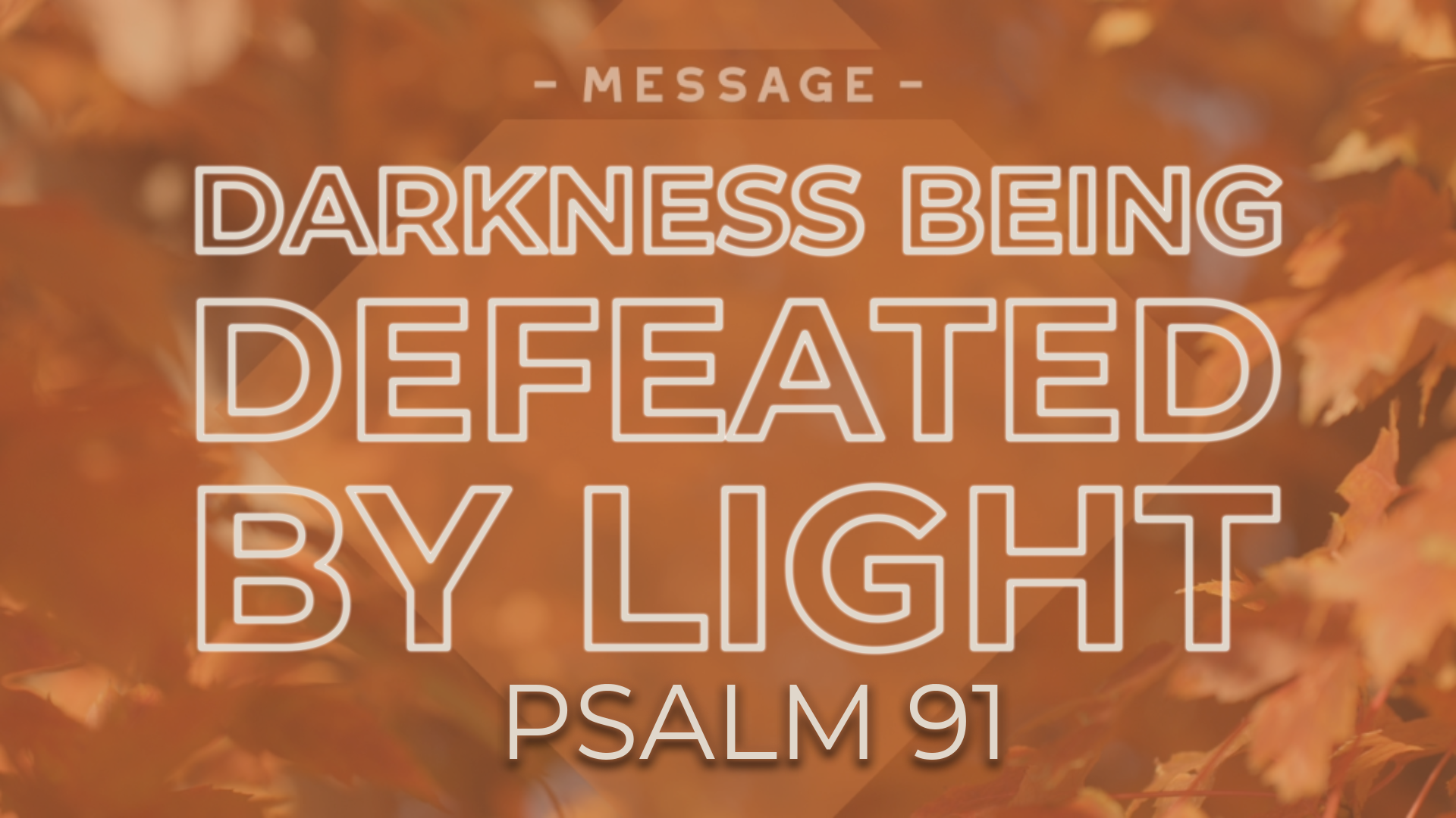 Darkness Being Defeated by Light - Logos Sermons