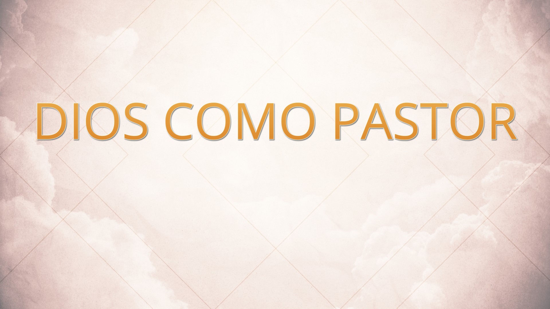 Dios como pastor - Logos Sermons