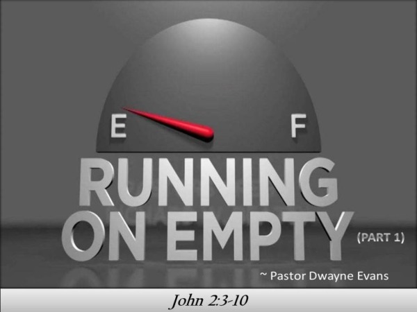 Running On Empty Pt 1 - Logos Sermons