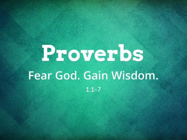 Proverbs - Logos Sermons