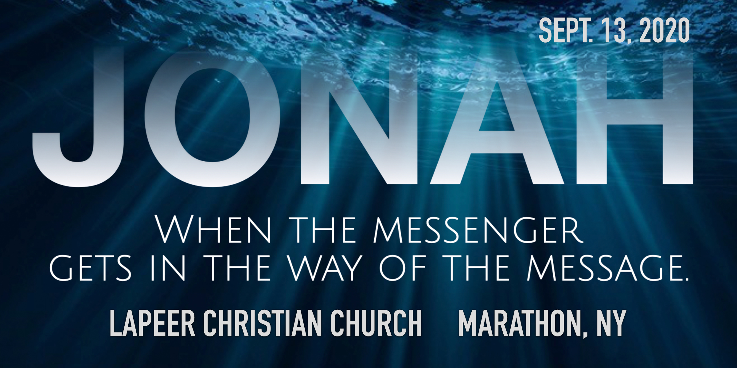 Jonah - When the Messenger Gets in the Way of the Message - Logos Sermons