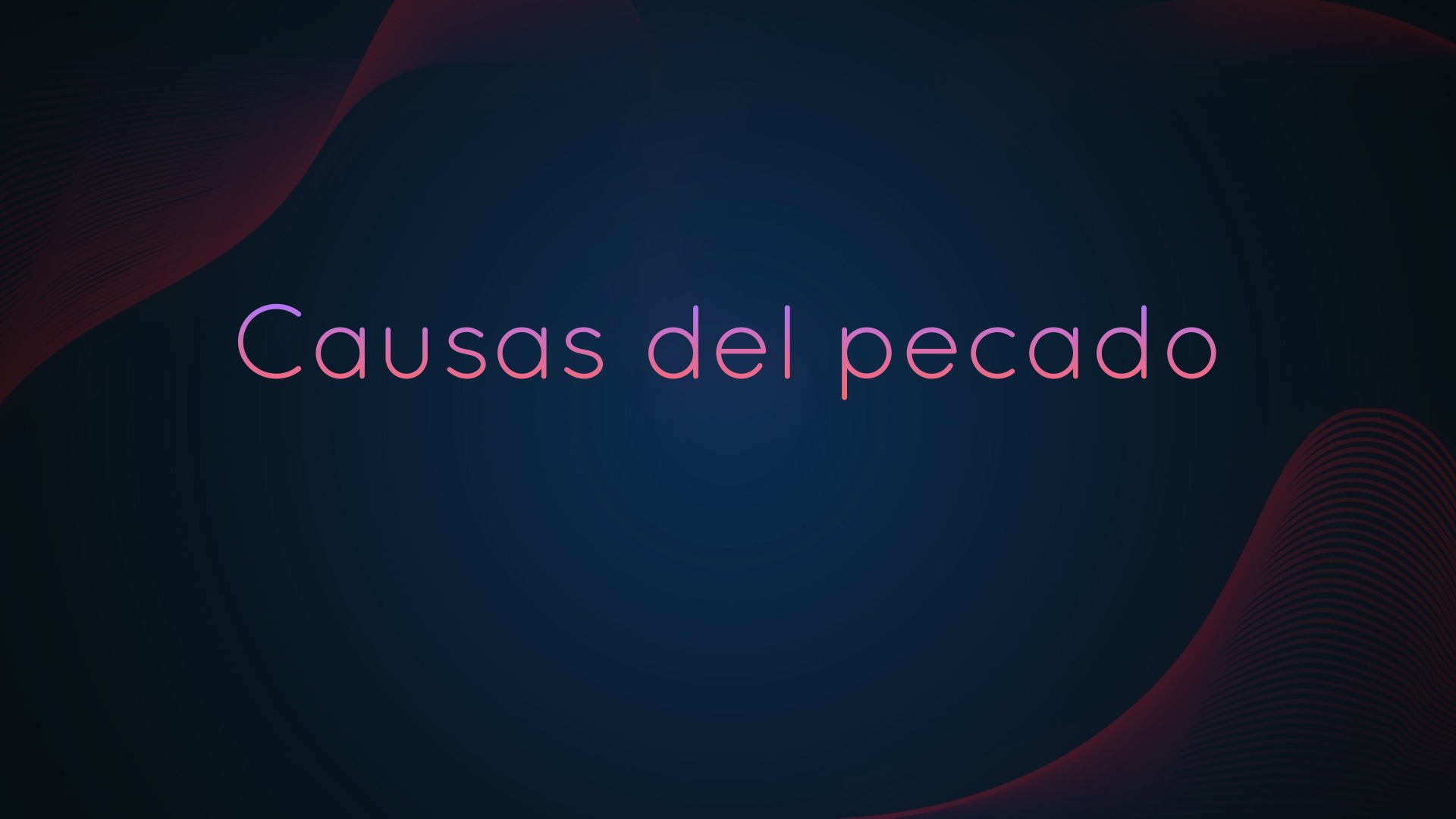 Causas del pecado - Logos Sermons