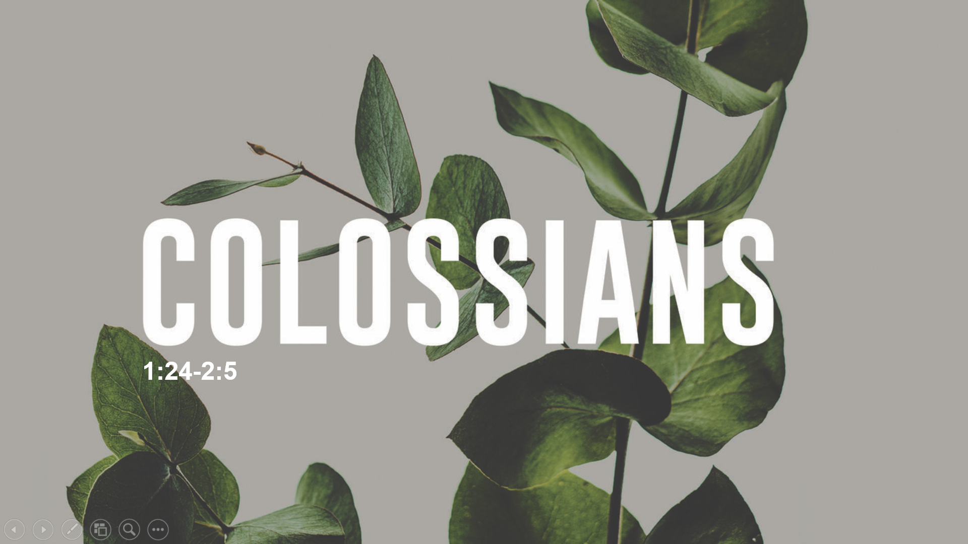 Colossians 1:24-2:5 - Logos Sermons