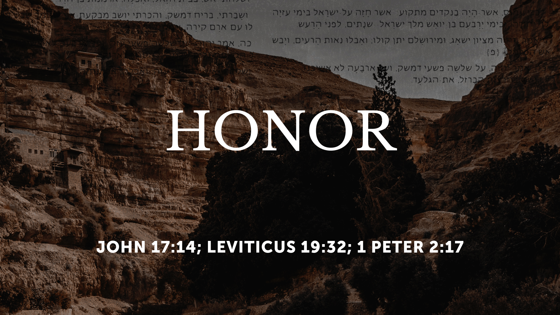 Honor - Logos Sermons