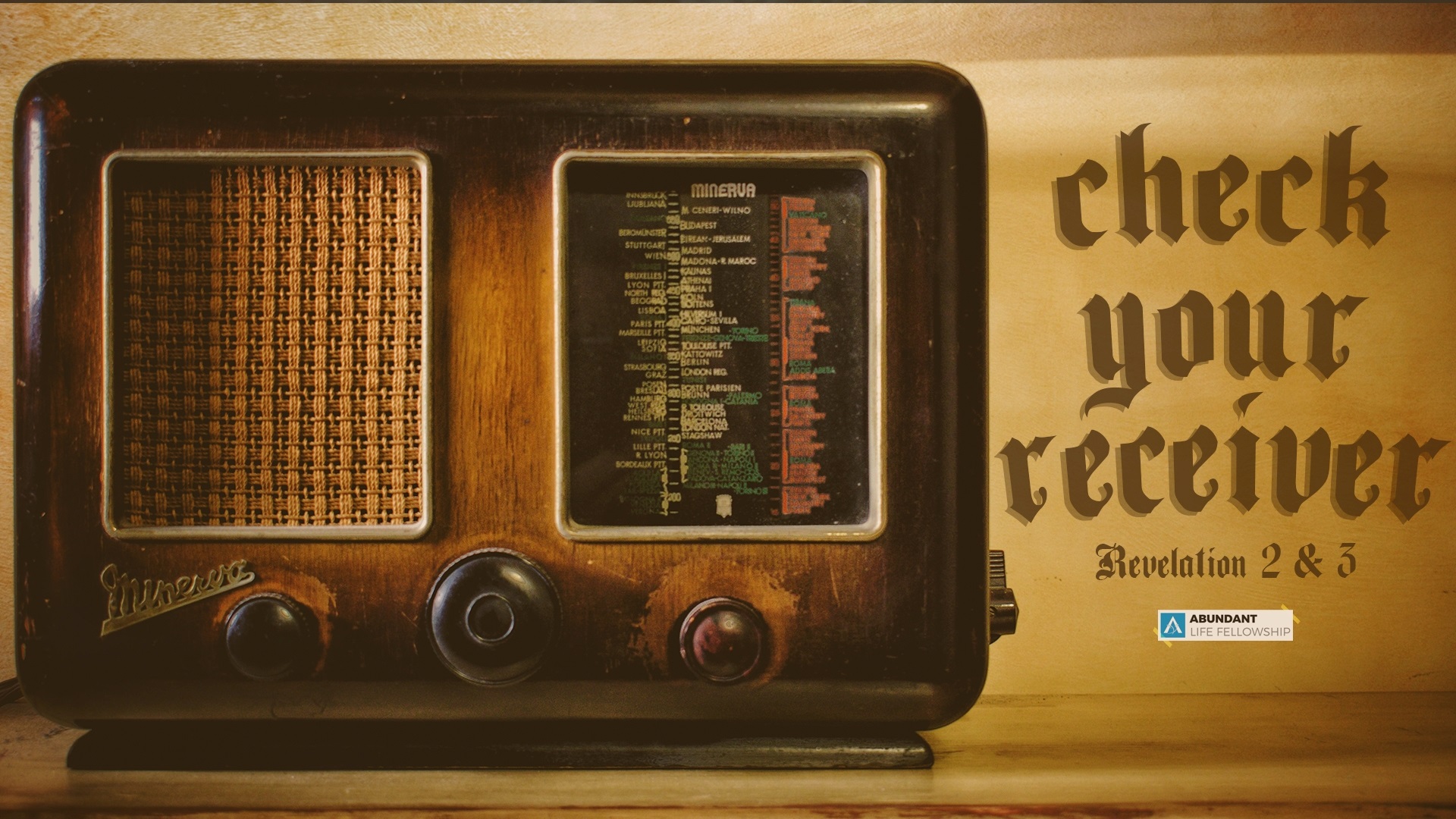 Check Your Receiver - Logos Sermons