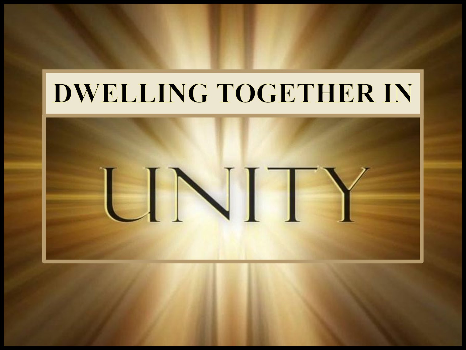 Dwelling Together In Unity - Logos Sermons
