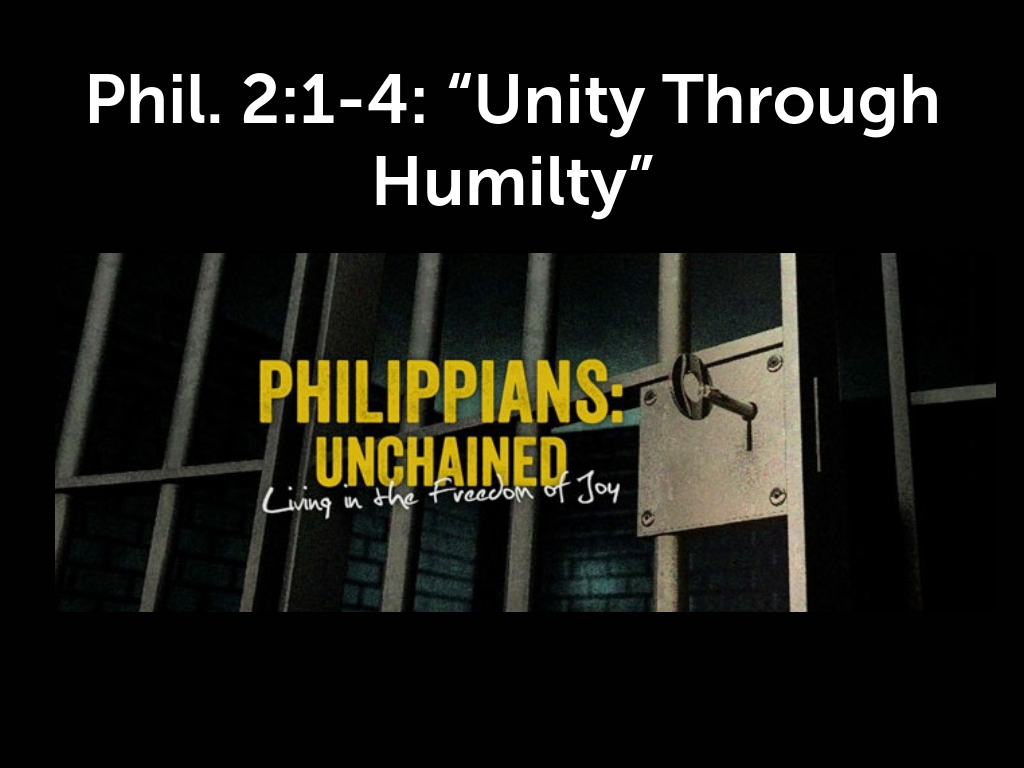 Unity Through Humilty - Logos Sermons