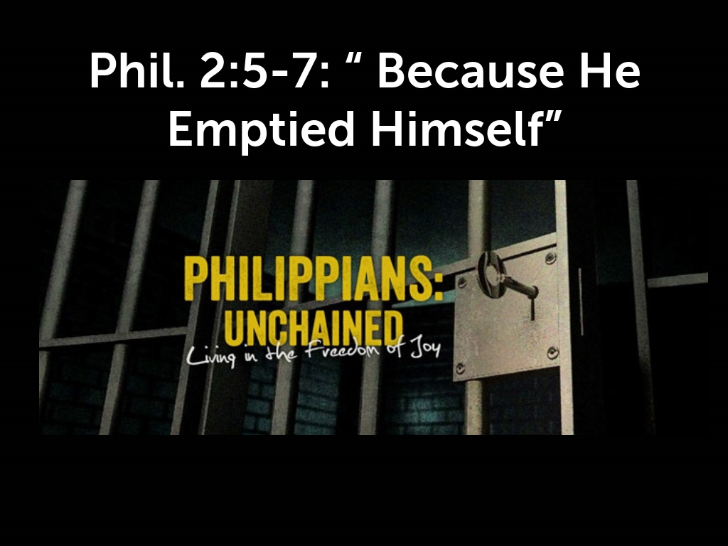 Because He Emptied Himself - Logos Sermons