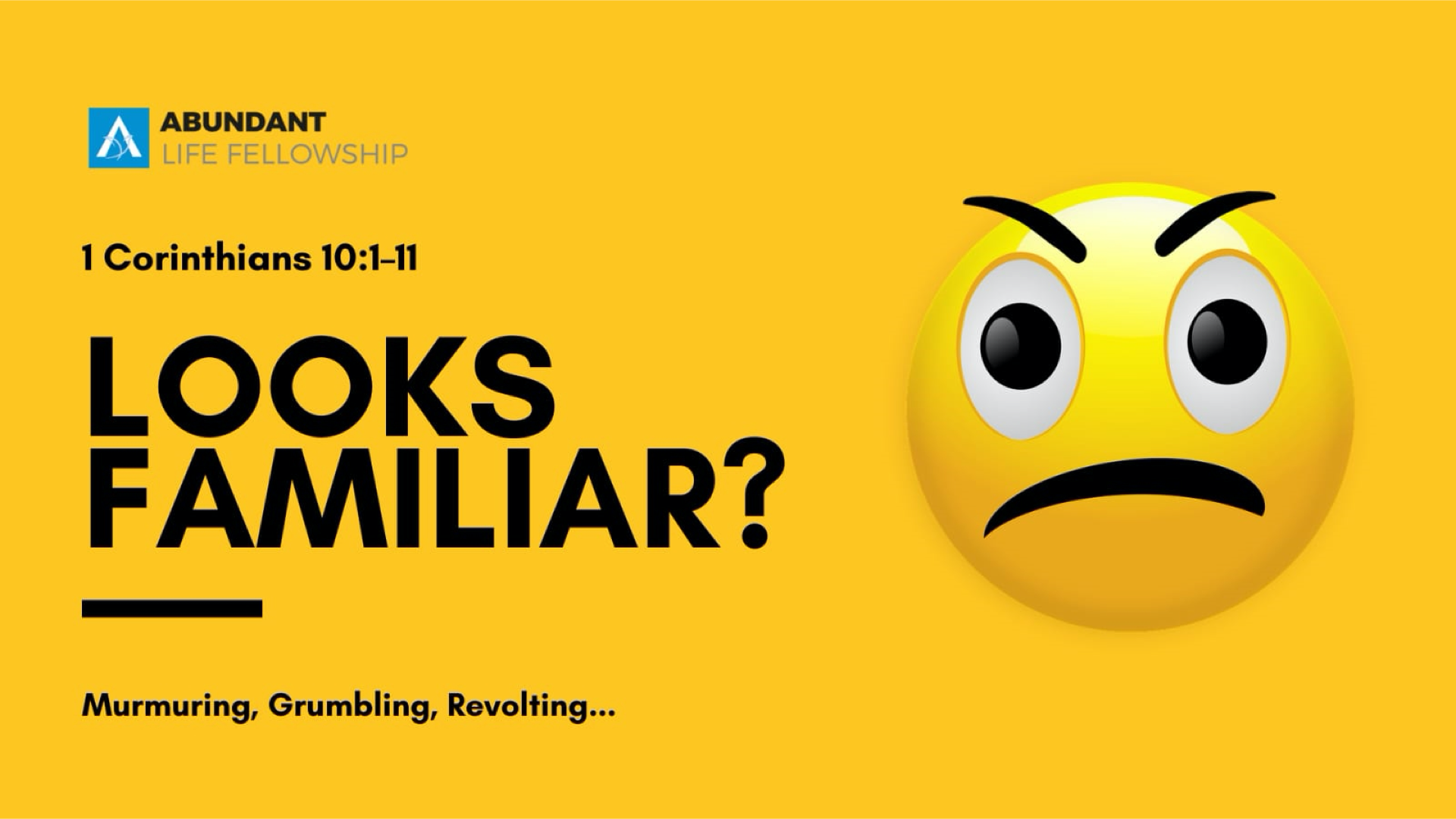 Looks Familiar? - Logos Sermons