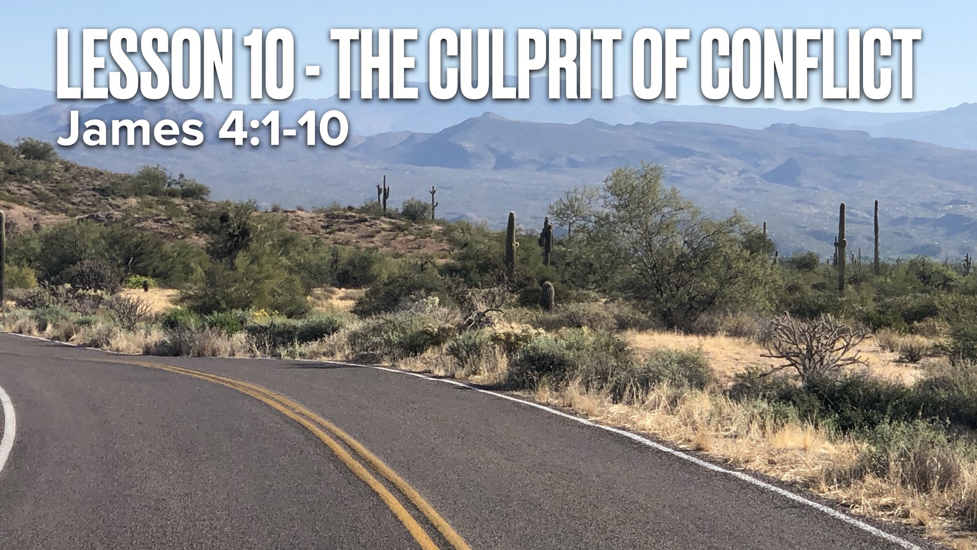 The Culprit of Conflict - Logos Sermons