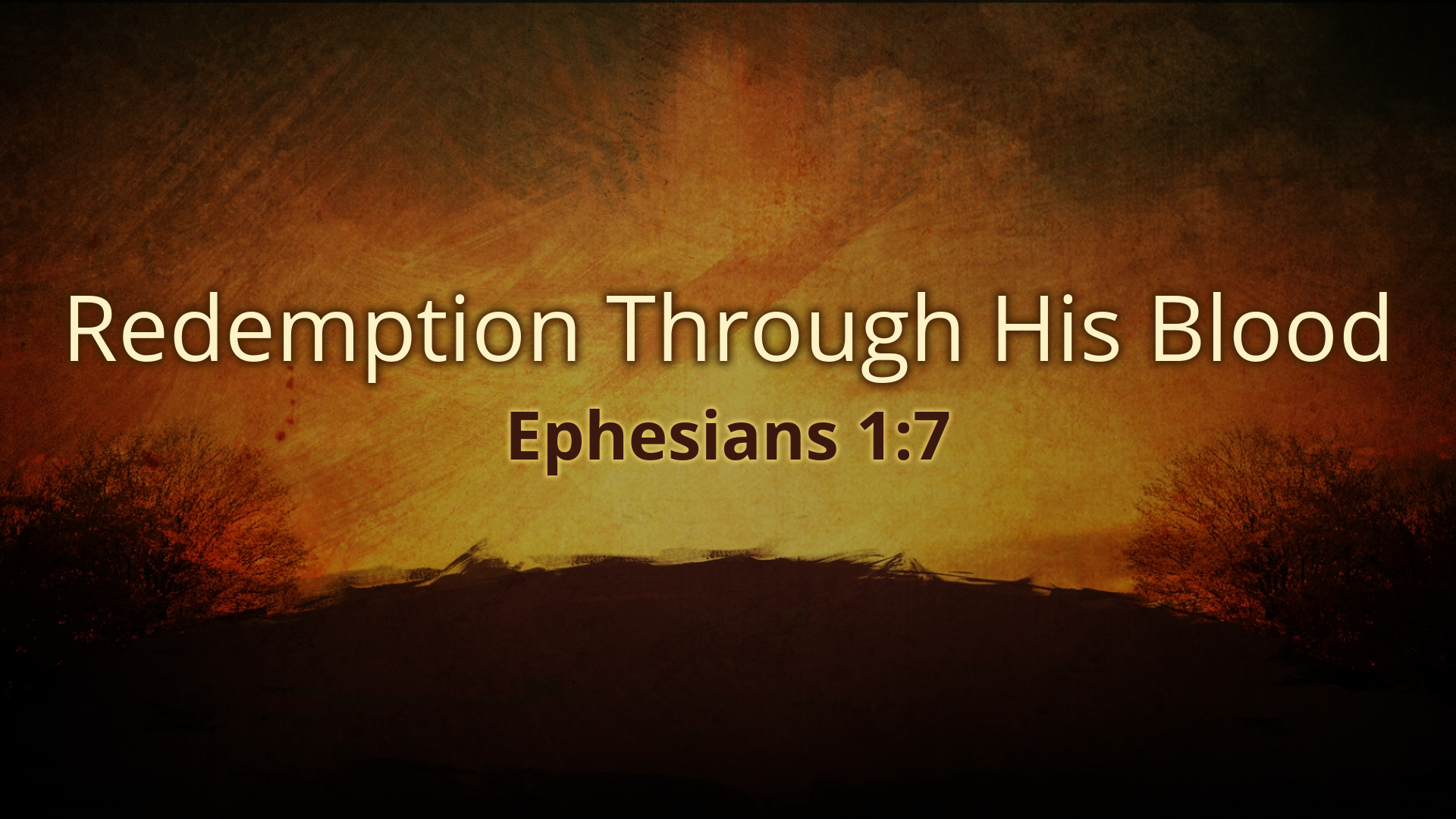 Redemption Through His Blood - Logos Sermons