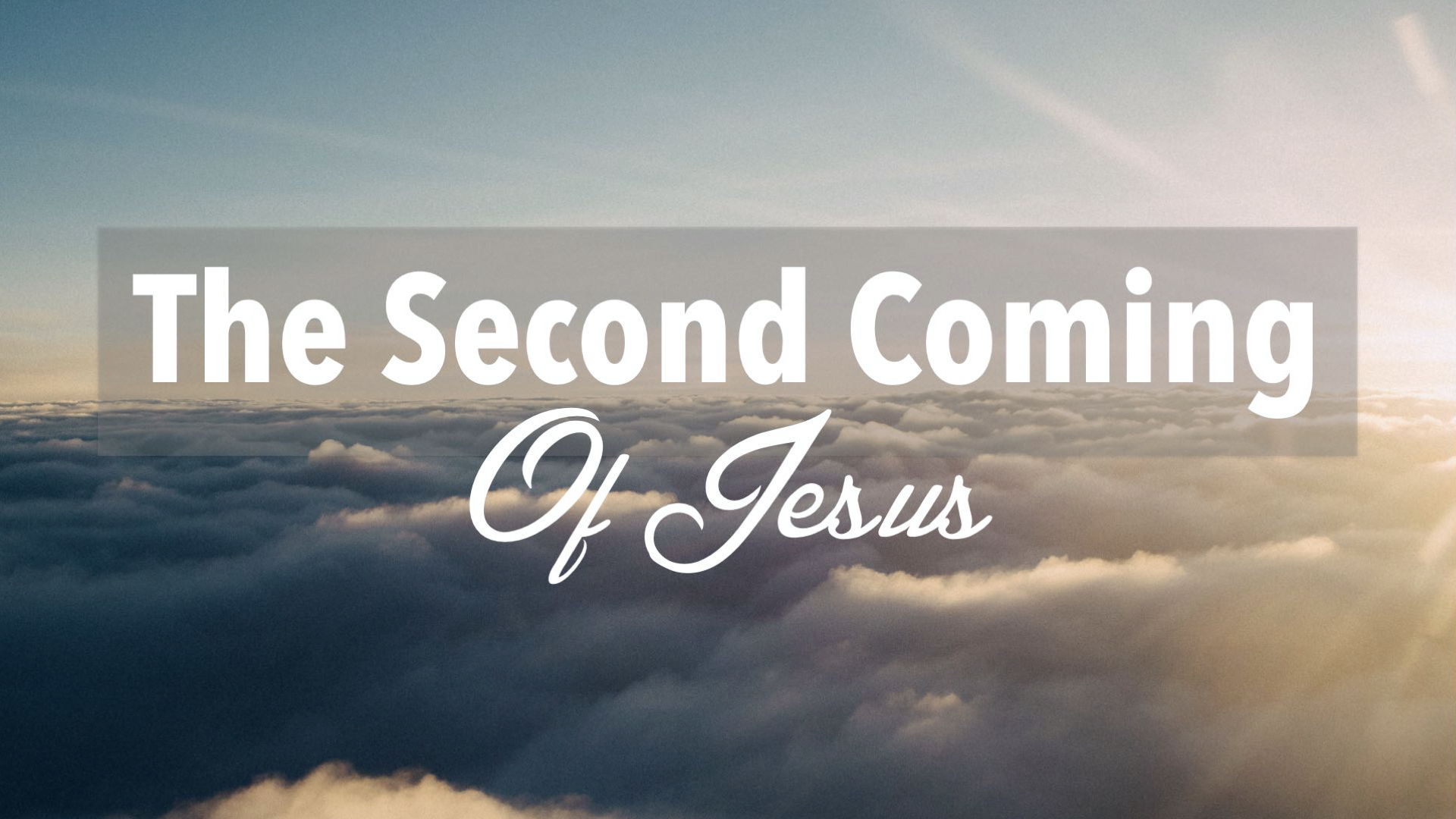 2020-11-08 - The Second Coming Of Jesus - Steve Short - Faithlife Sermons