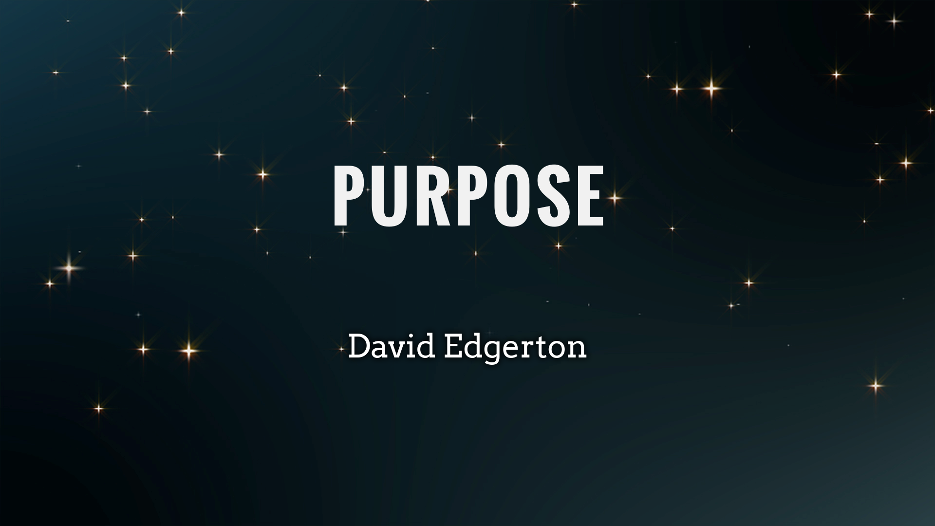 Purpose - Logos Sermons