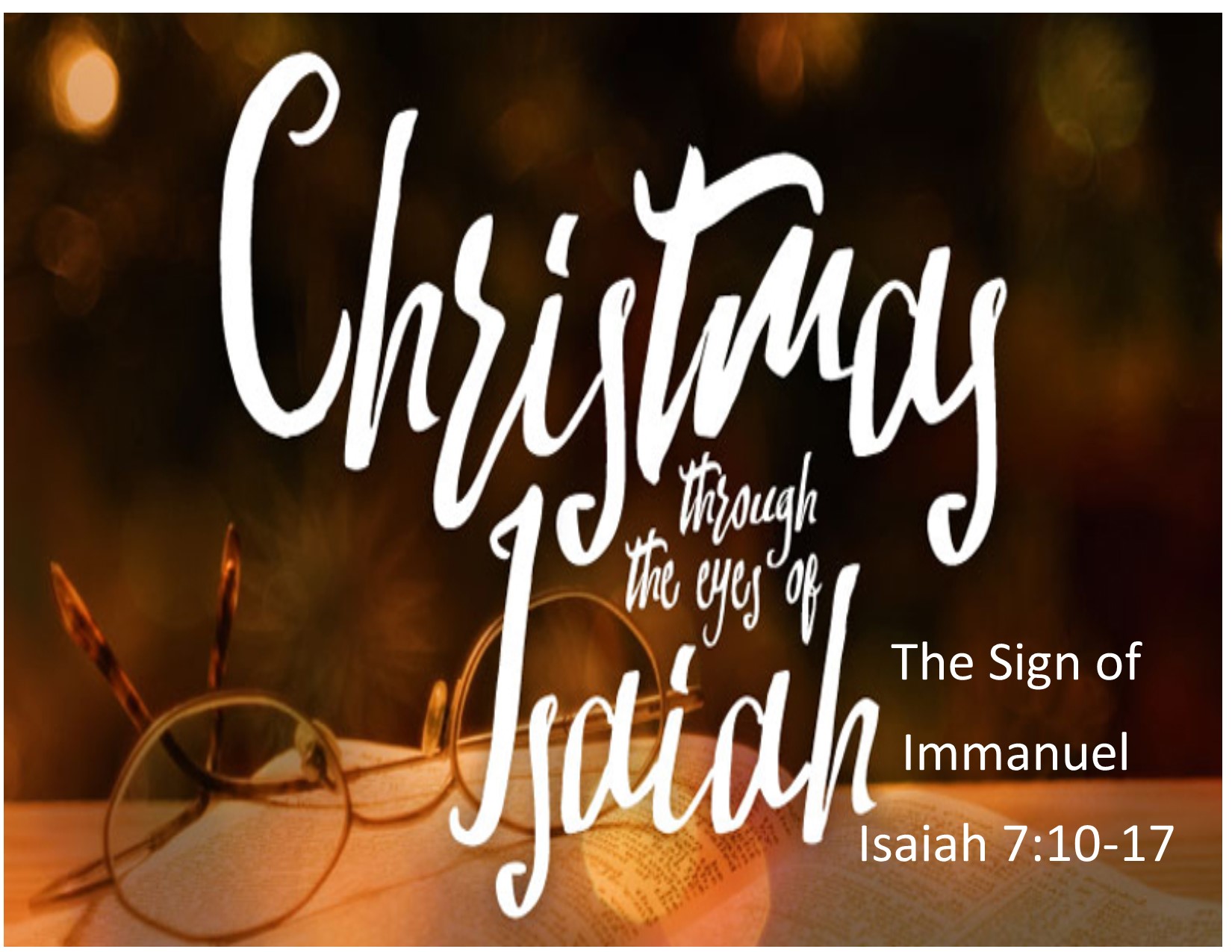 The Sign of Immanuel - Logos Sermons