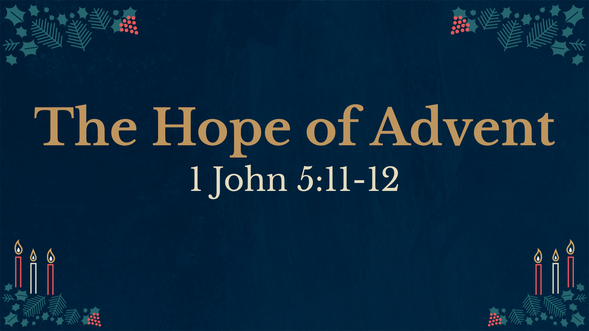 The Hope of Advent - Logos Sermons