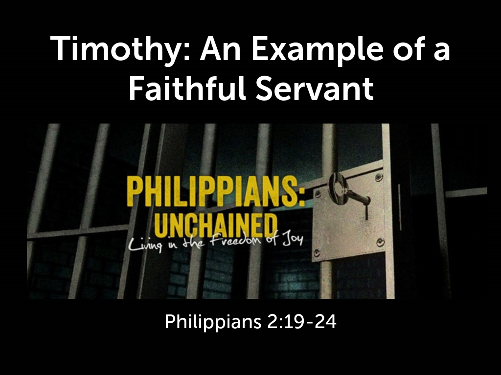 Timothy: An Example of a Faithful Servant - Logos Sermons