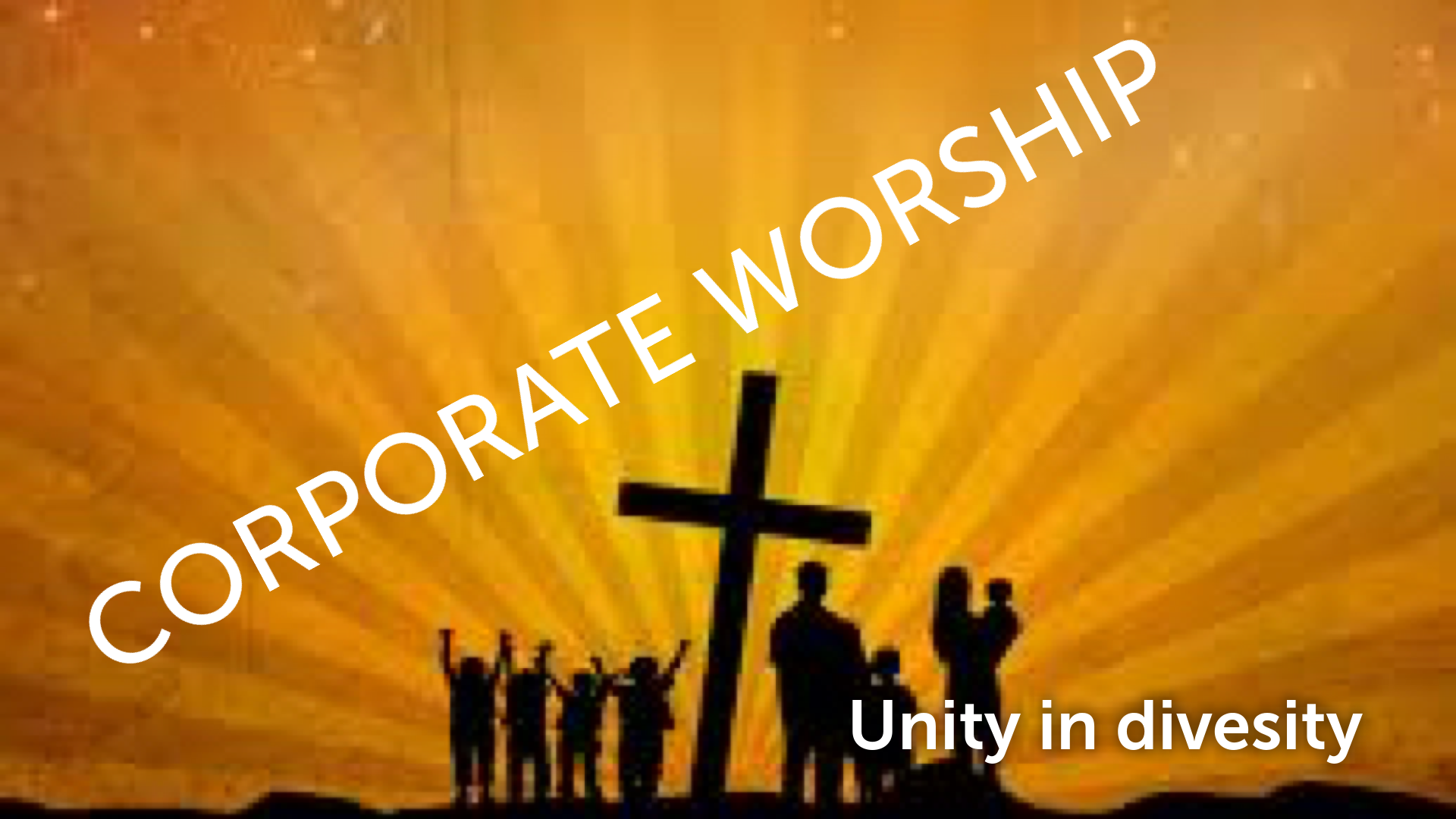sunday October 25,2020 Unity in diversity - Logos Sermons