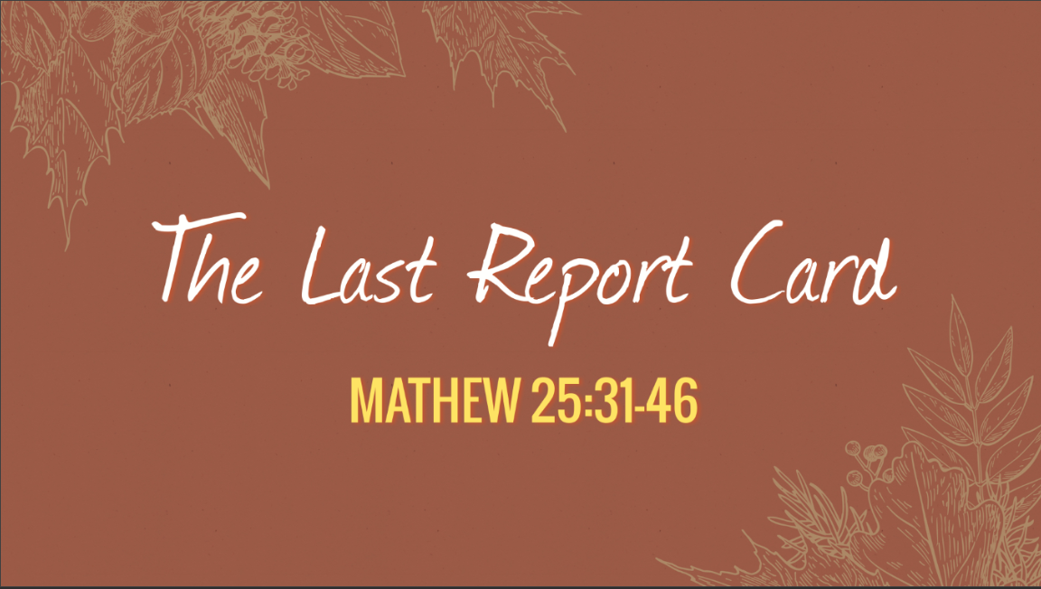 The Last Report Card - Logos Sermons
