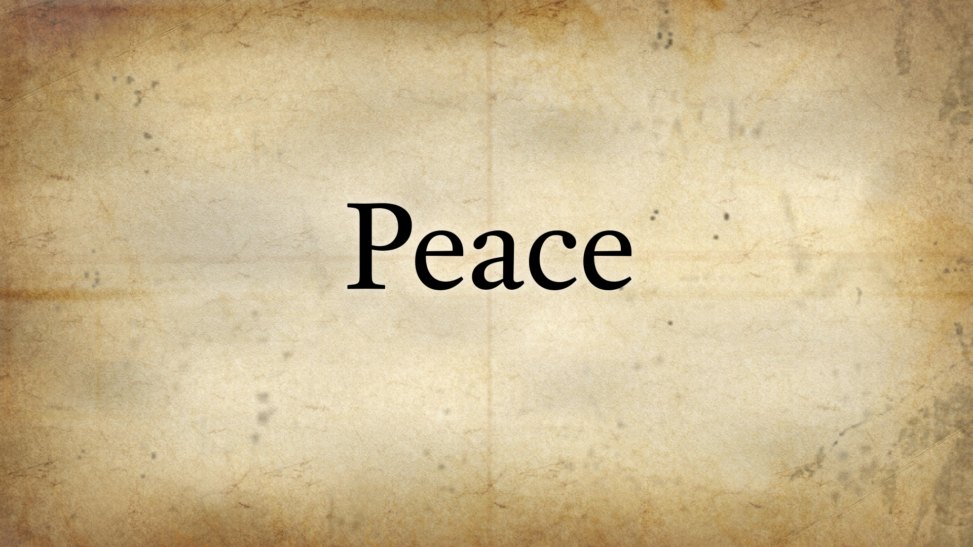 Peace - Logos Sermons