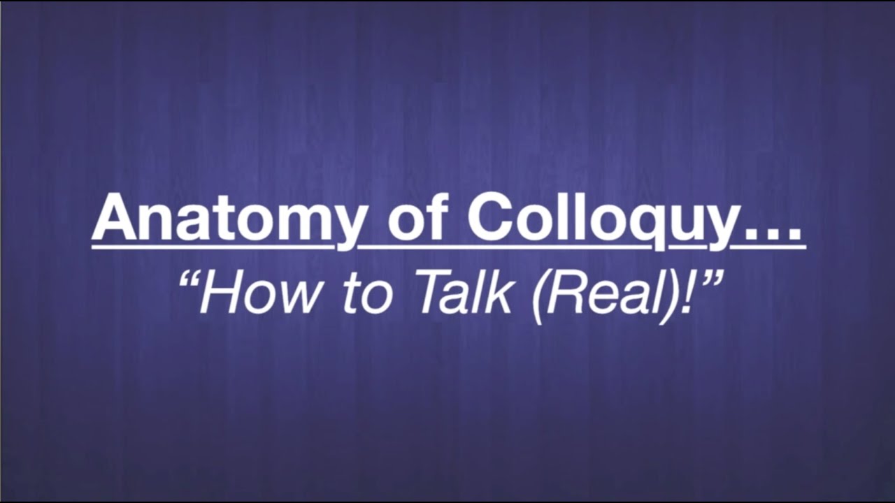 Anatomy of Colloquy - Logos Sermons