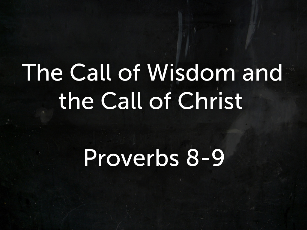 The Call of Wisdom and the Call of Christ Pt.2 12/23/2020 - Logos Sermons