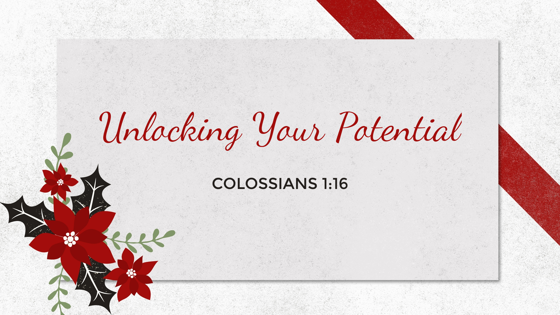 Unlocking Your Potential - Logos Sermons