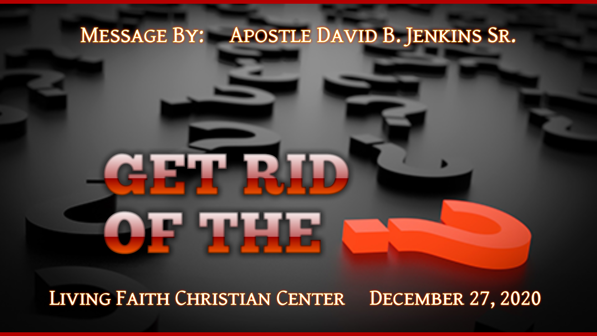 Get Rid of The ? - Logos Sermons