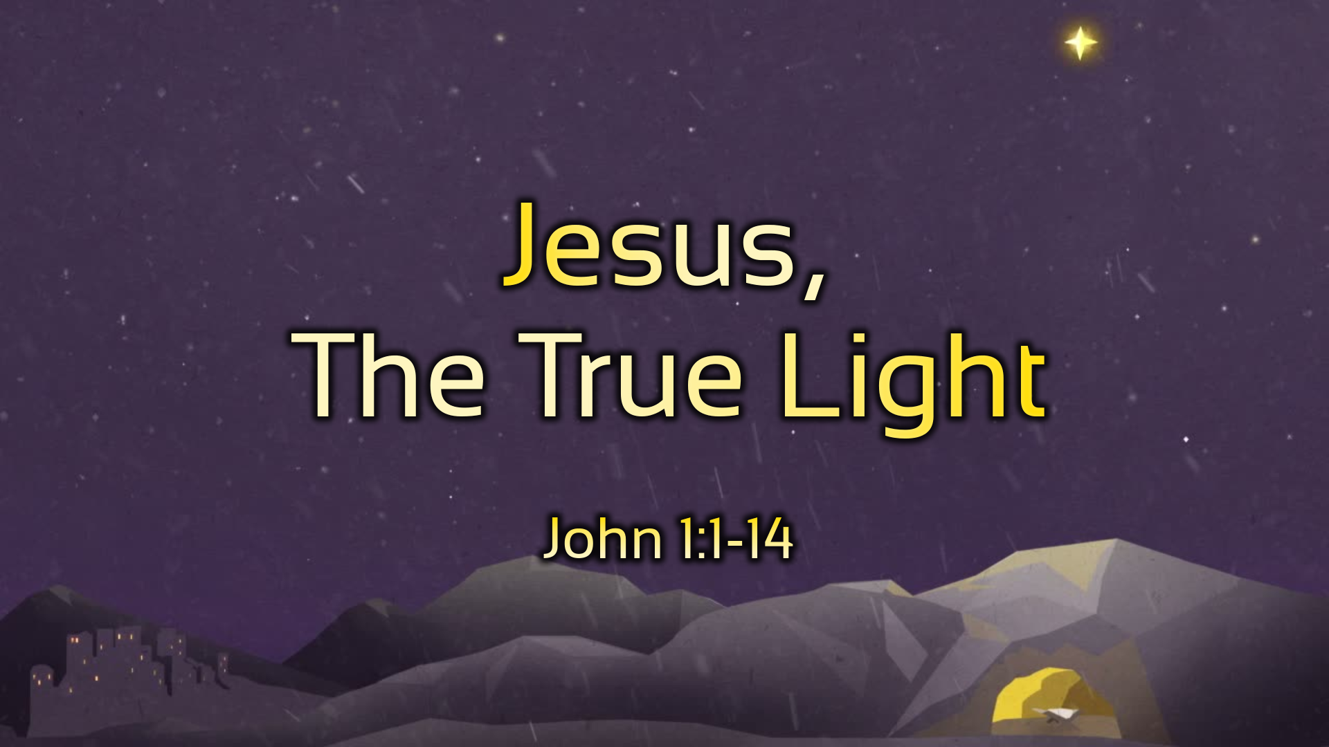 01.03.2021 - Jesus, The True Light SDV - Logos Sermons