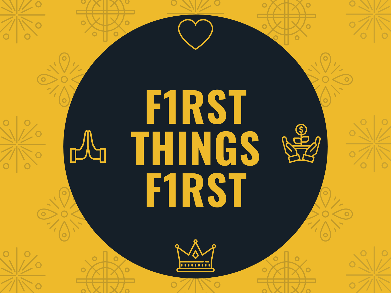 F1RST THINGS F1RST: FIRSTFRUITS - Logos Sermons