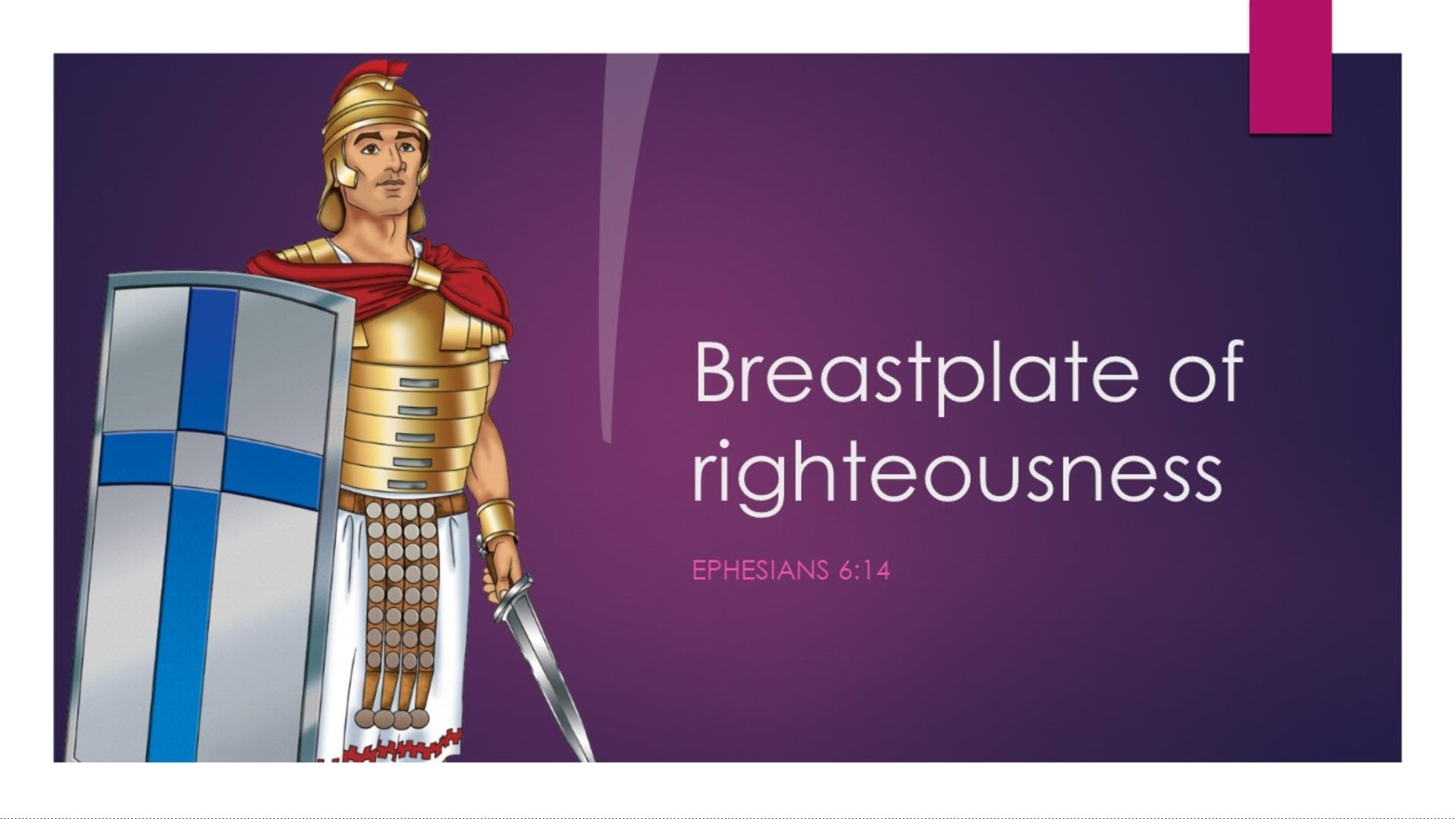 3 Breastplate Of Righteousness Sunday January 17 2021 Logos Sermons