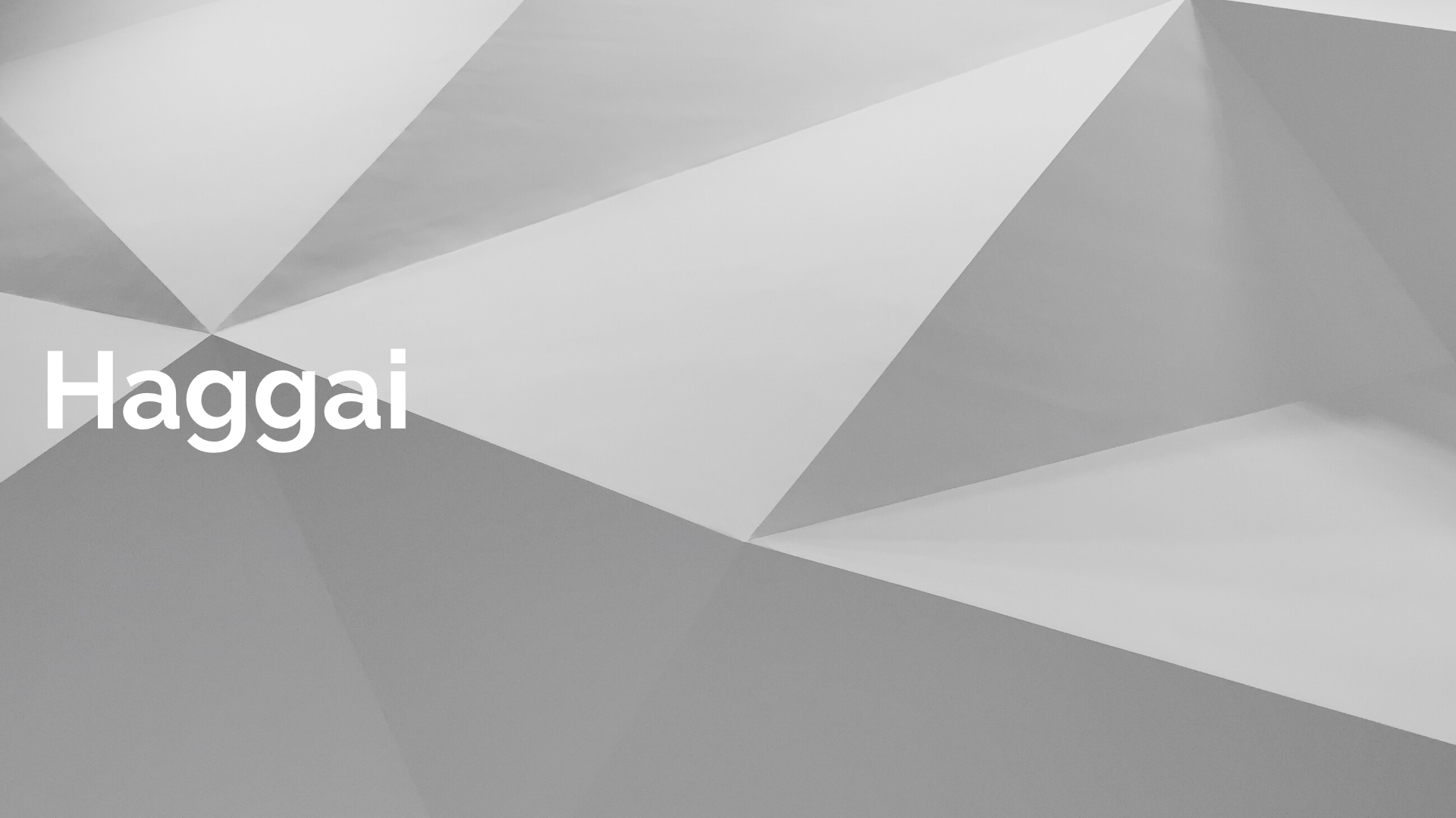 Haggai - Logos Sermons