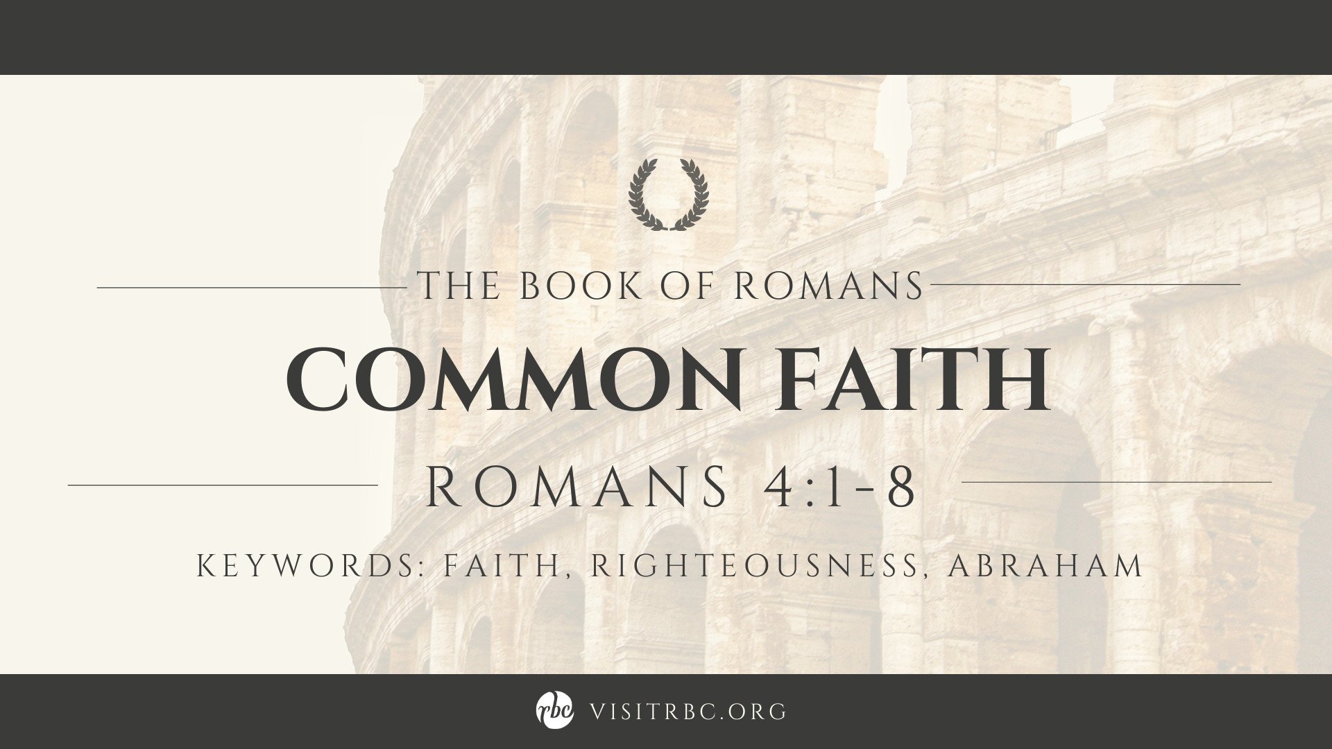 Common Faith - Logos Sermons