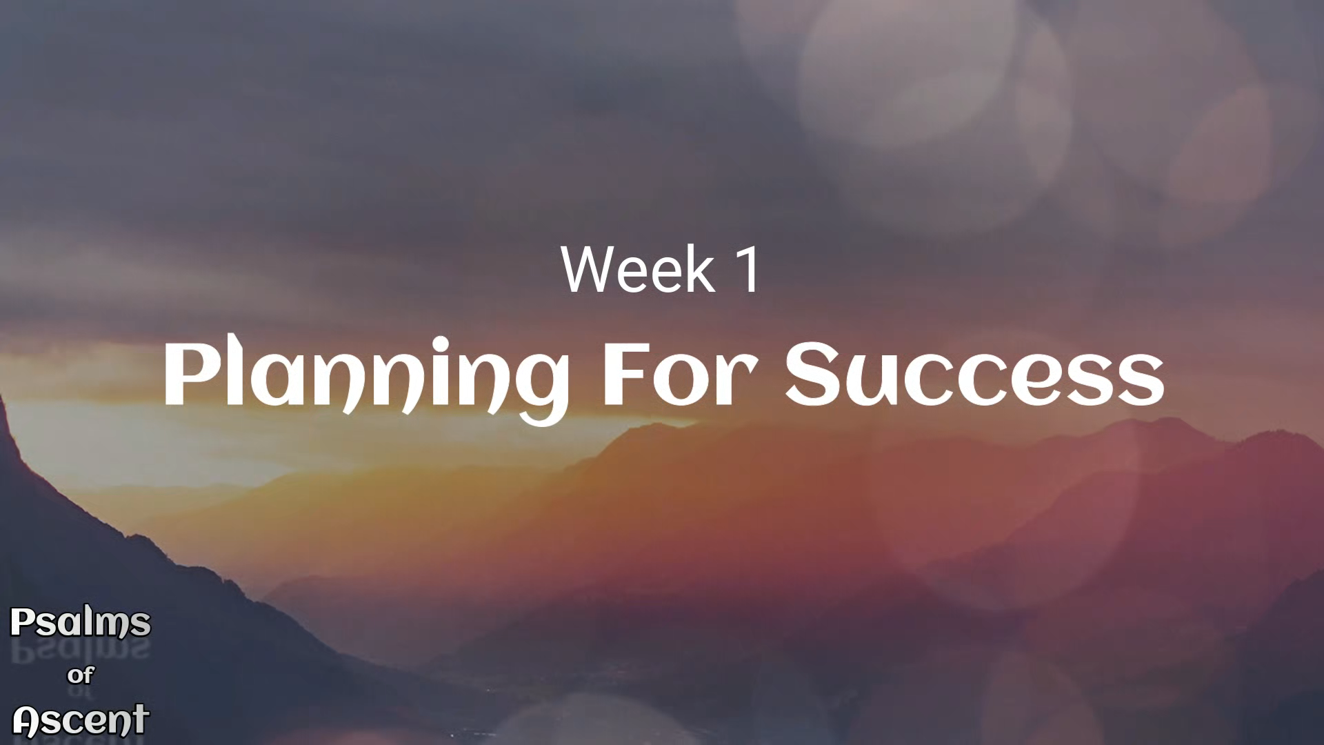 Planning For Success - Logos Sermons