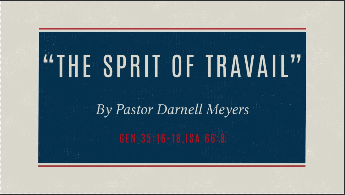 "The Spirit of Travail" - Logos Sermons