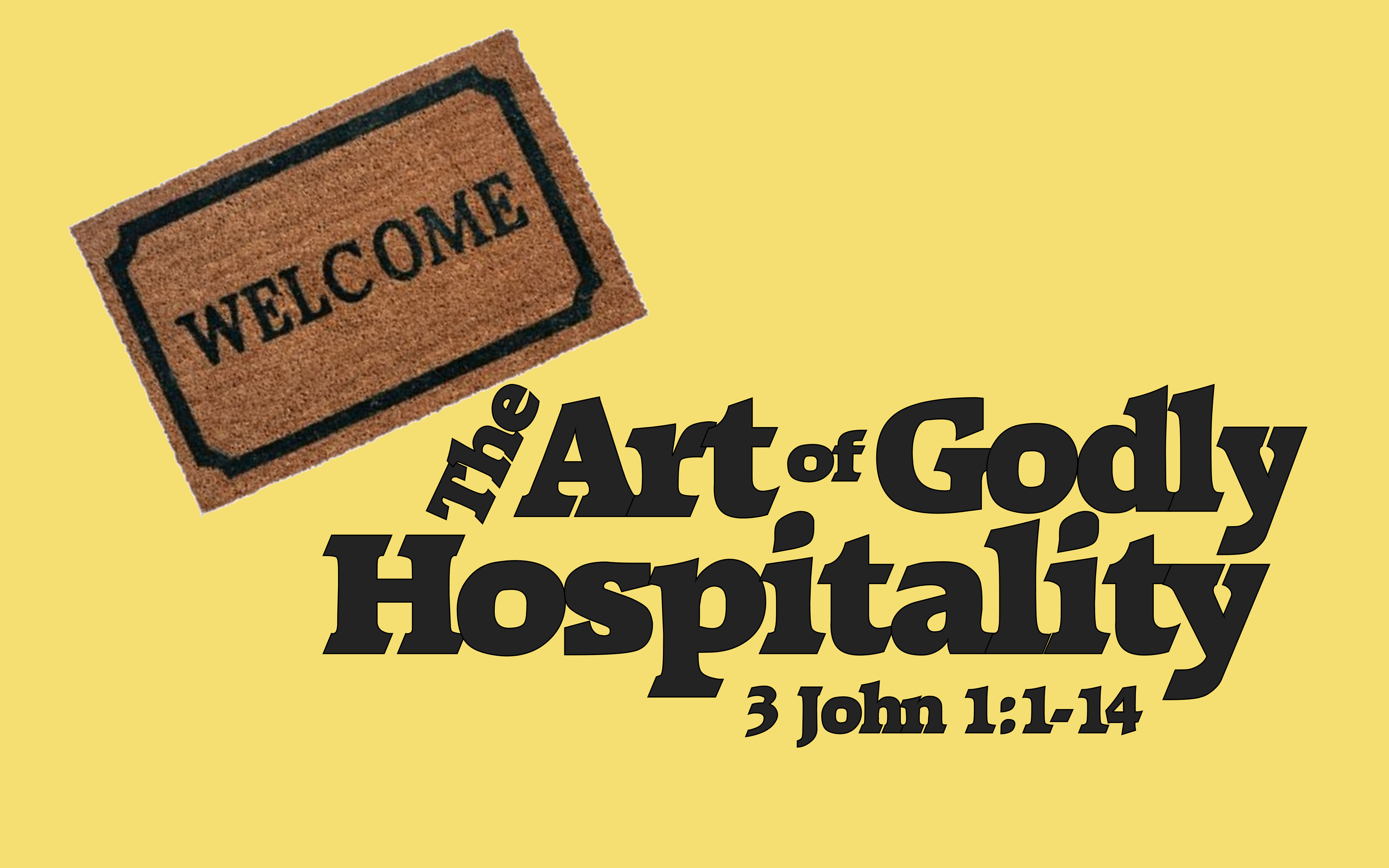 The Art of Godly Hospitality - Logos Sermons