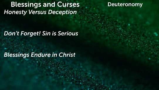 Blessings and Curses - Logos Sermons