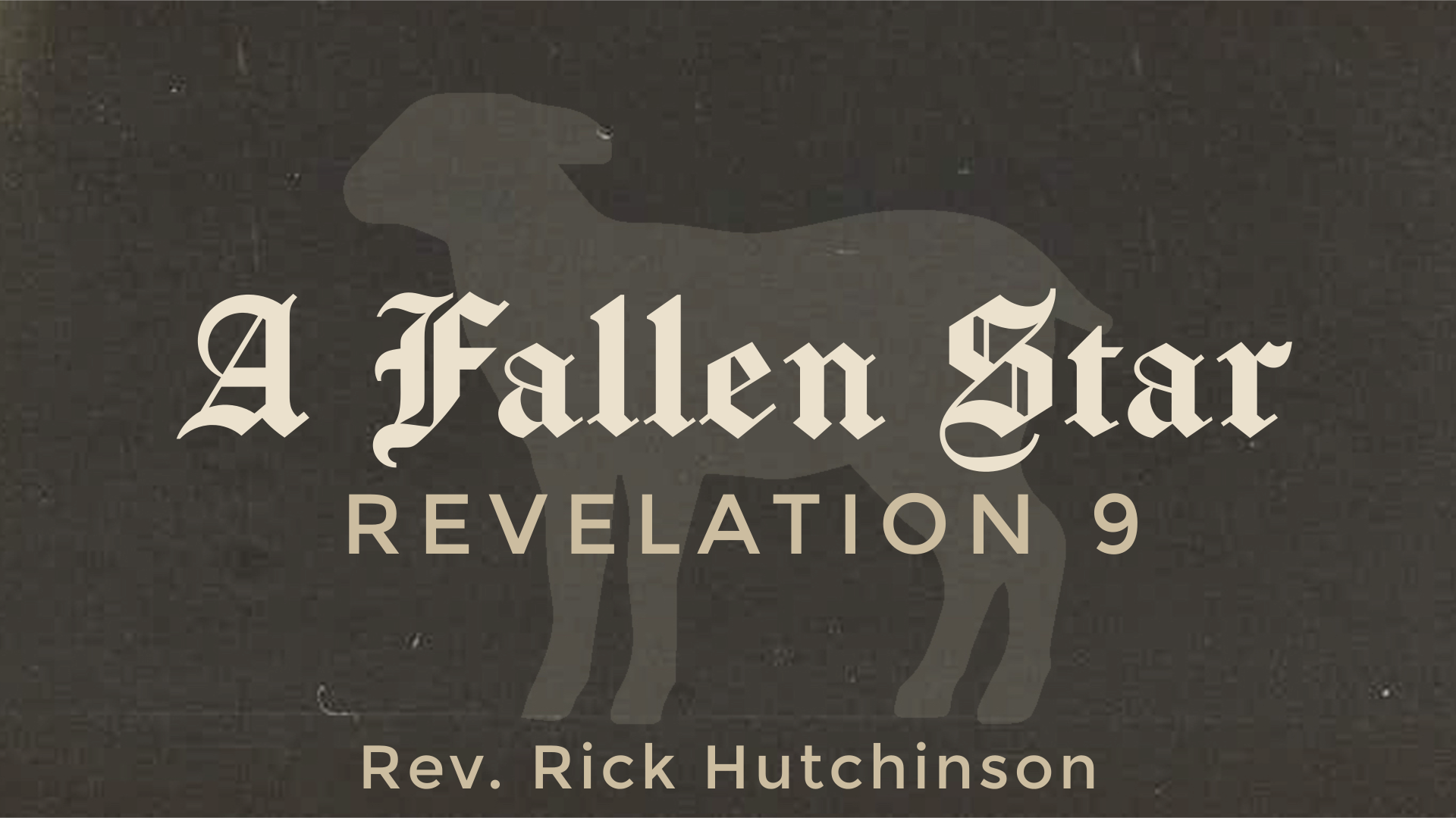 A Fallen Star - Revelation 9 - Logos Sermons