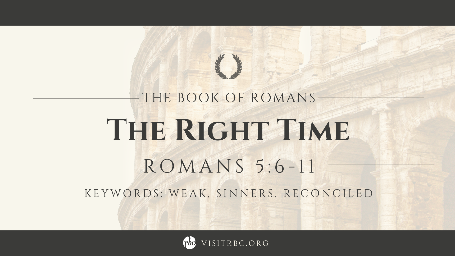 The Right Time - Logos Sermons
