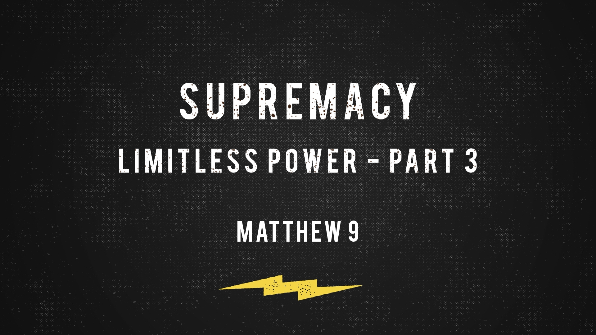 Limitless Power - Part 3 - 03/14/21 - Logos Sermons
