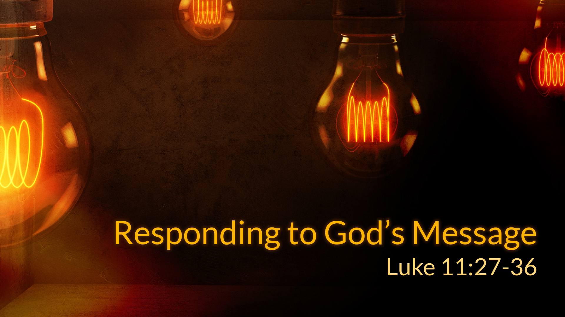 Responding to God's Message - Logos Sermons
